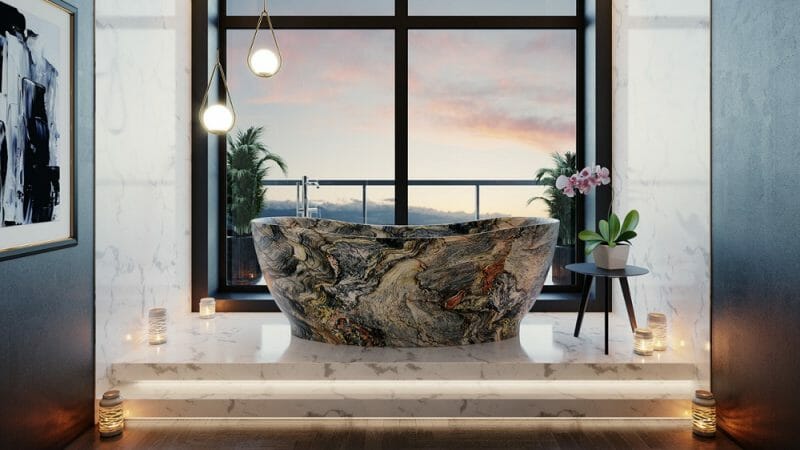 Onyx Bathroom Ideas | Luxury Bathtubs | Soaker Tubs