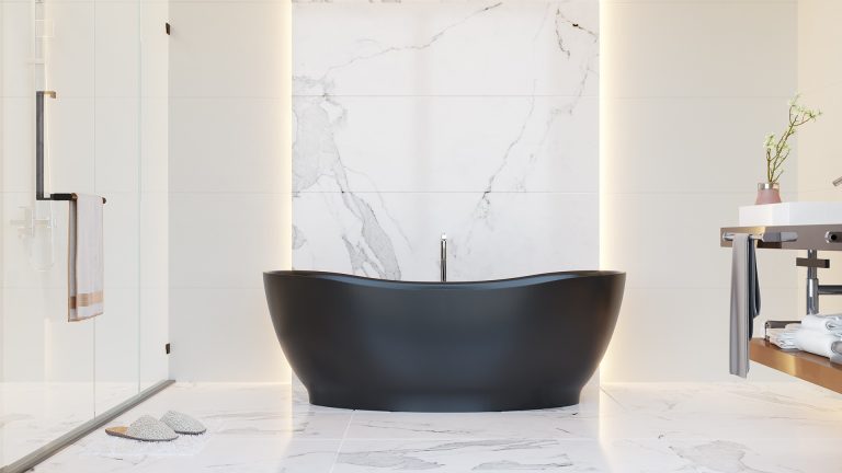 Matte Black Bathroom Ideas